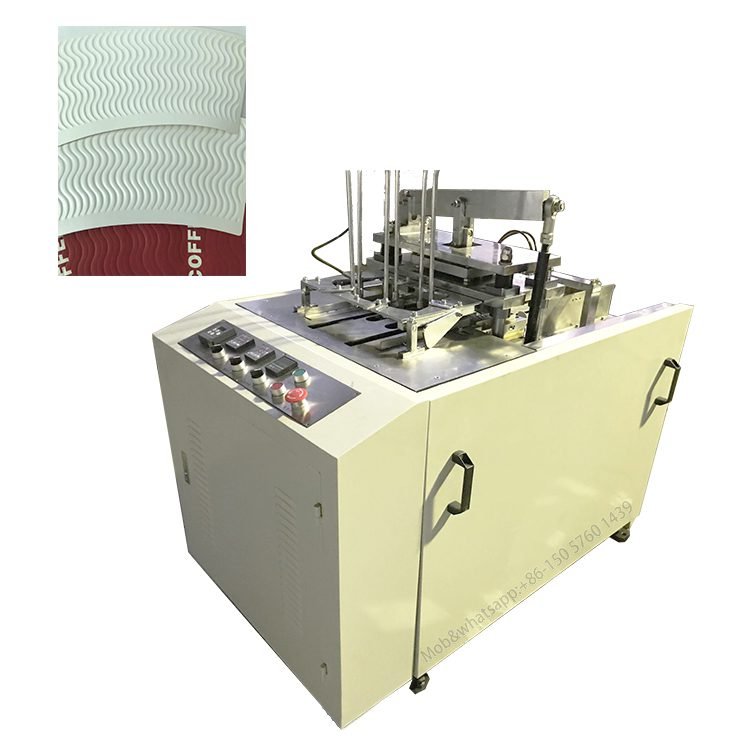 VPC-E Paper cup sleeve embossing machine - VIE Machinery